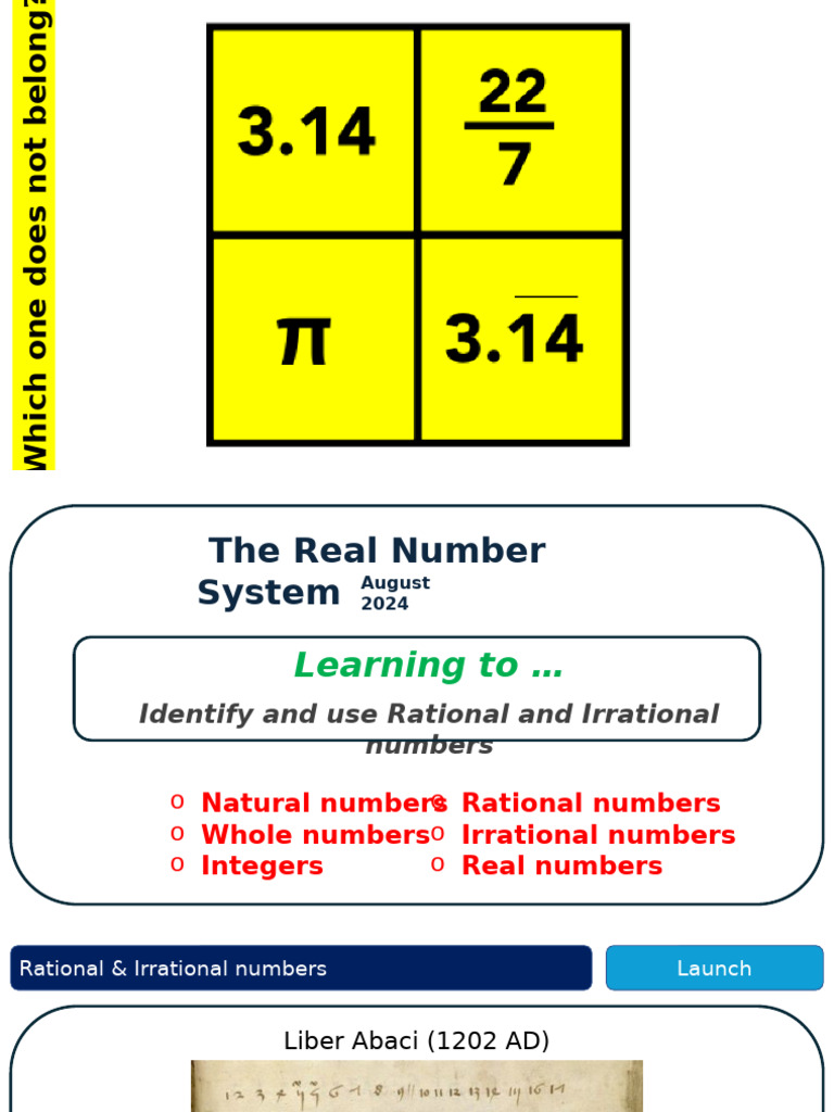 Rational or Irrational | PDF | Rational Number | Numbers