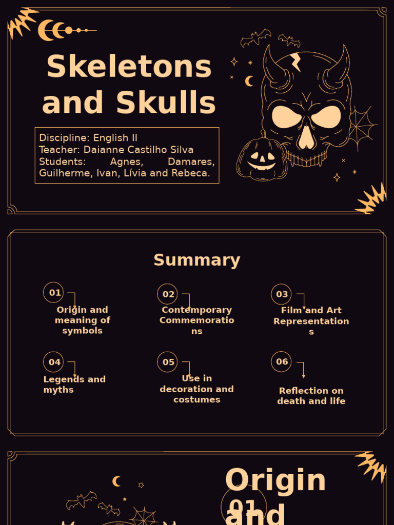 Skeletons and Skulls | PDF