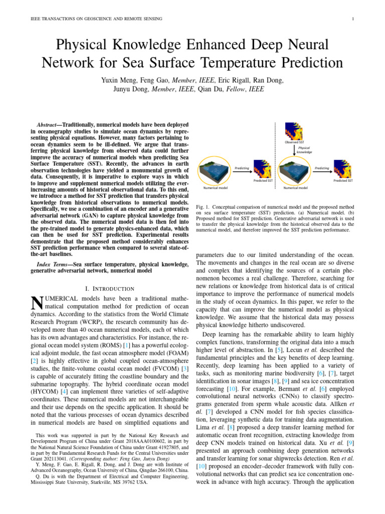 Physical Knowledge Enhanced Deep Neural Network Fo | PDF | Artificial Neural Network | Sea ...