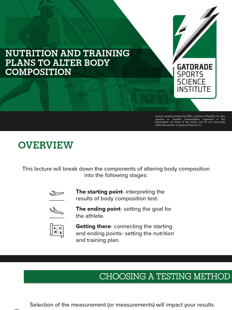 FINAL Nutrition and Training Plans To Alter Body Composition - 6.3.21 ...