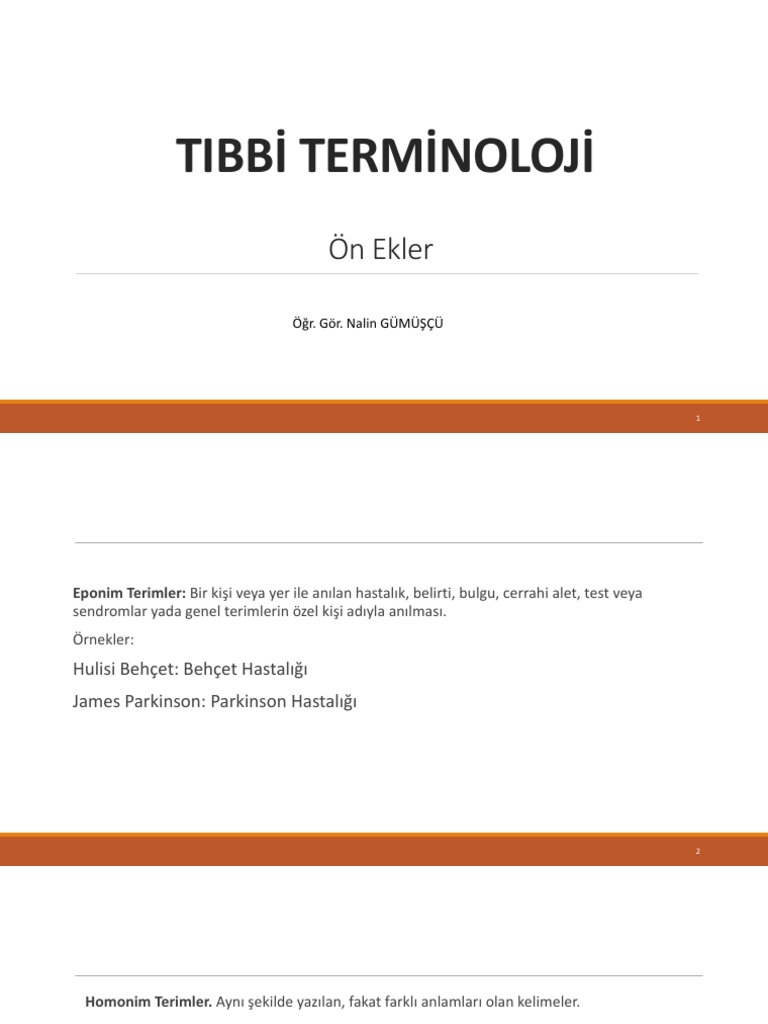 Hafta Ön Ekler | PDF