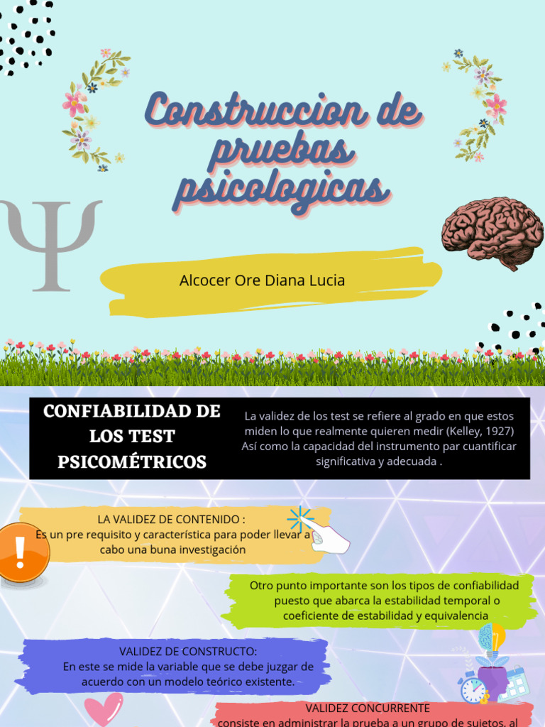 Construccion de Construccion de Pruebas Pruebas Psicologicas Psicologicas | PDF
