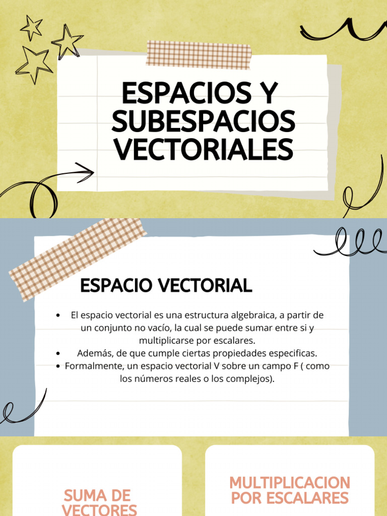 Espacios y subespacios vectoriales (2) | PDF