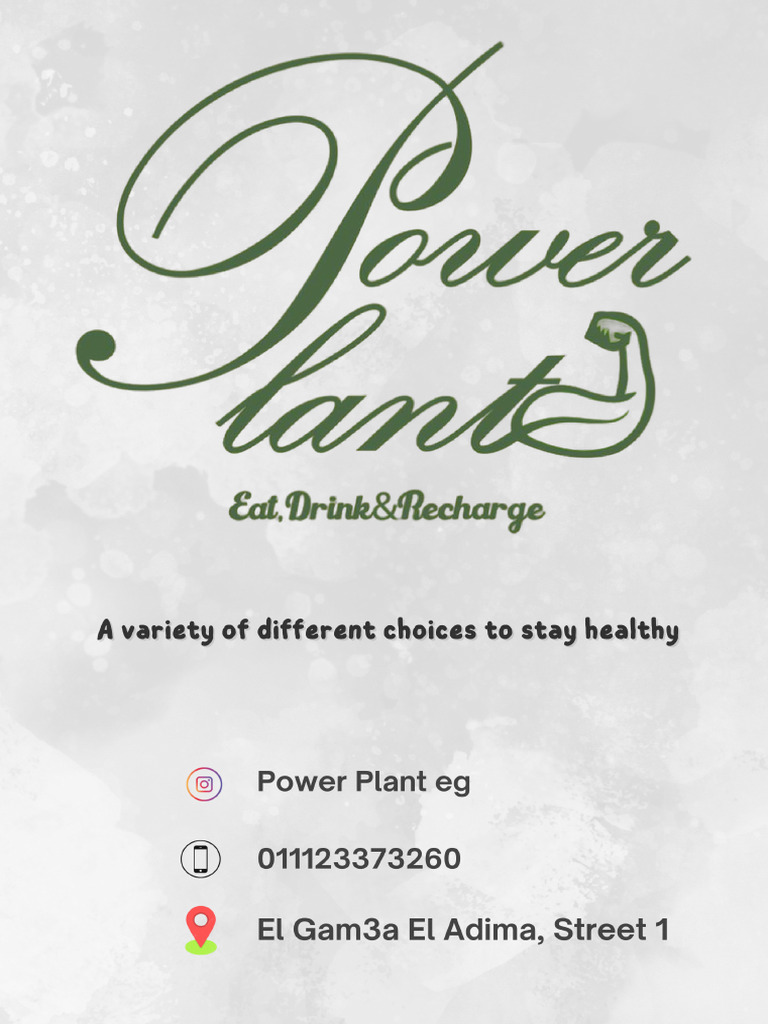 Menu Powerplant | PDF