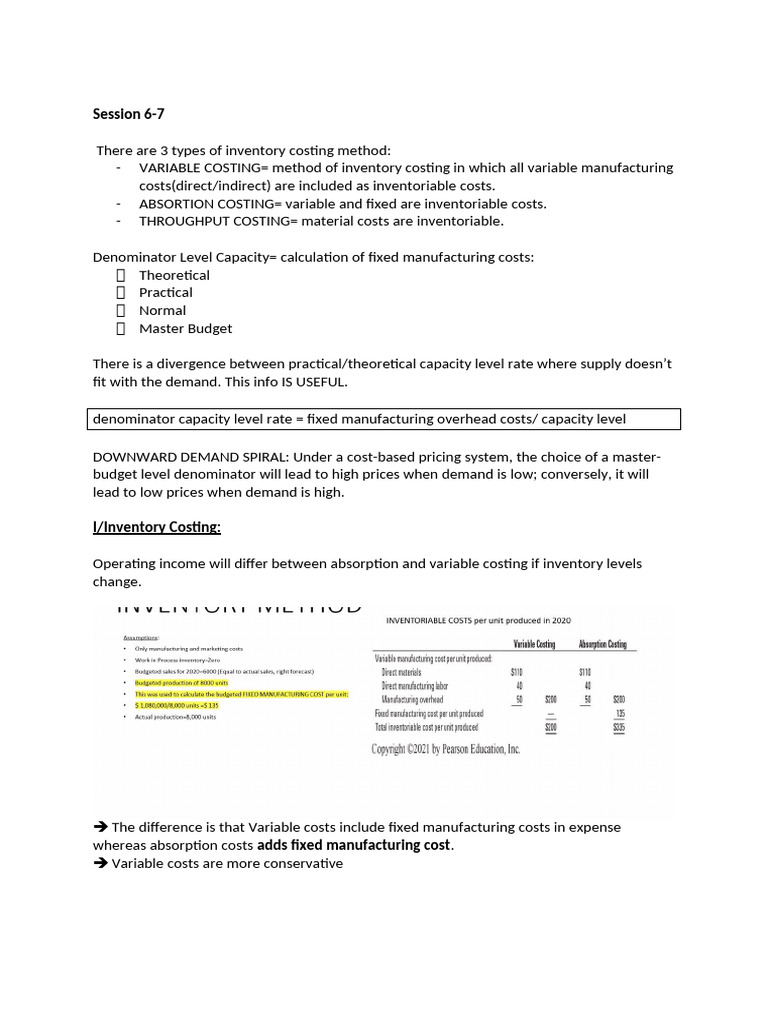 Session 6 | PDF | Inventory | Cost Of Goods Sold