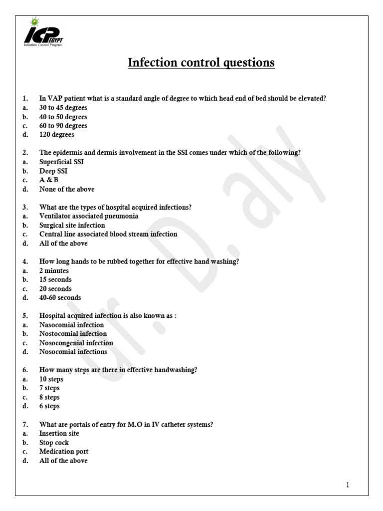 100 + IC Questions | PDF | Sterilization (Microbiology) | Disinfectant