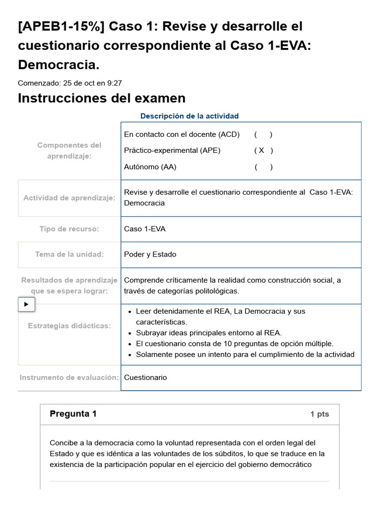 Examen_ [APEB1-15%] Caso 1_ Revise y desarrolle el cuestionario correspondiente al Caso 1-EVA ...