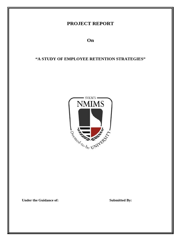 Employee Retention Strategies Study | PDF | Business