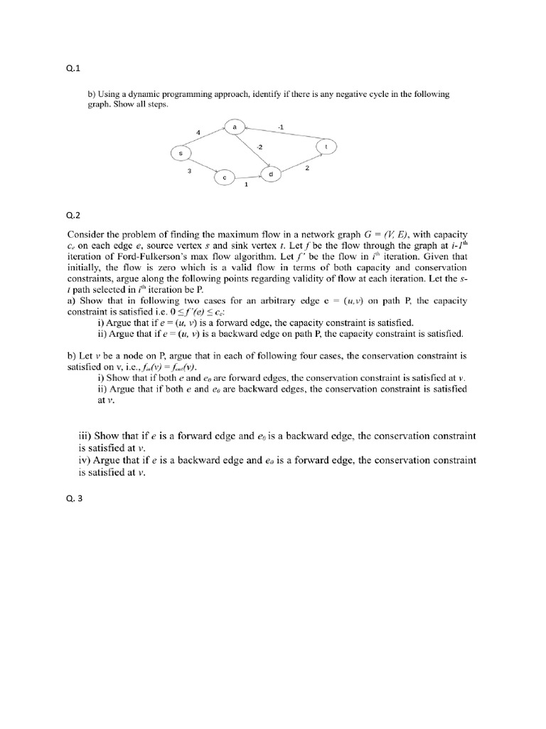 Question Bank | PDF | Algorithms And Data Structures | Theoretical Computer Science