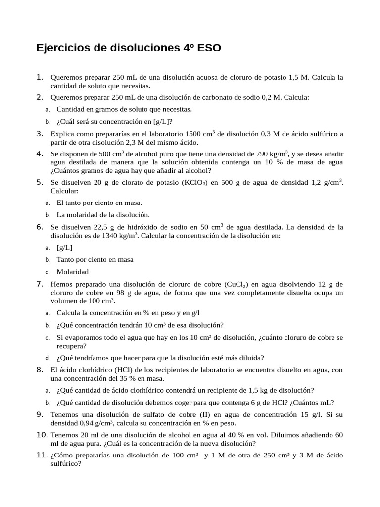 Ejercicios_de_disoluciones | PDF