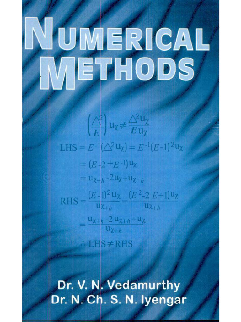 Numerical Methods by VedaMurthy | PDF