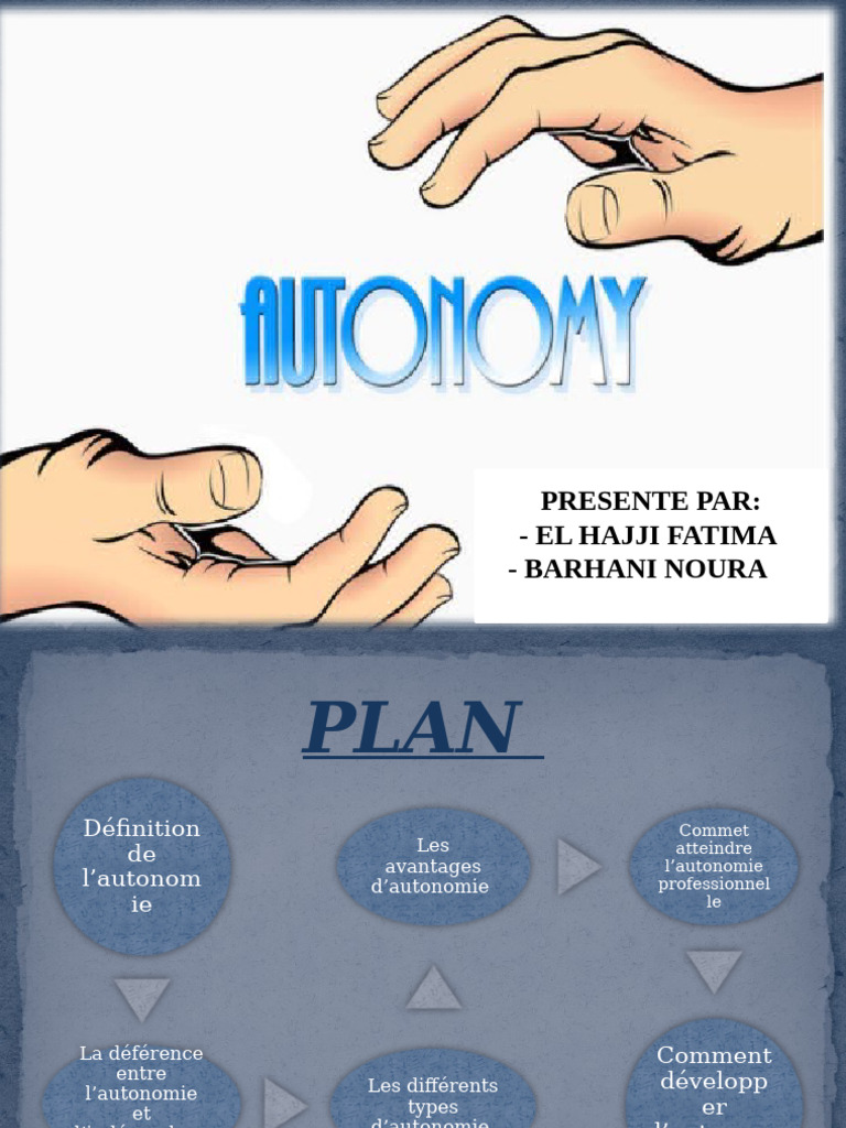Autonomie | PDF | Autonomie