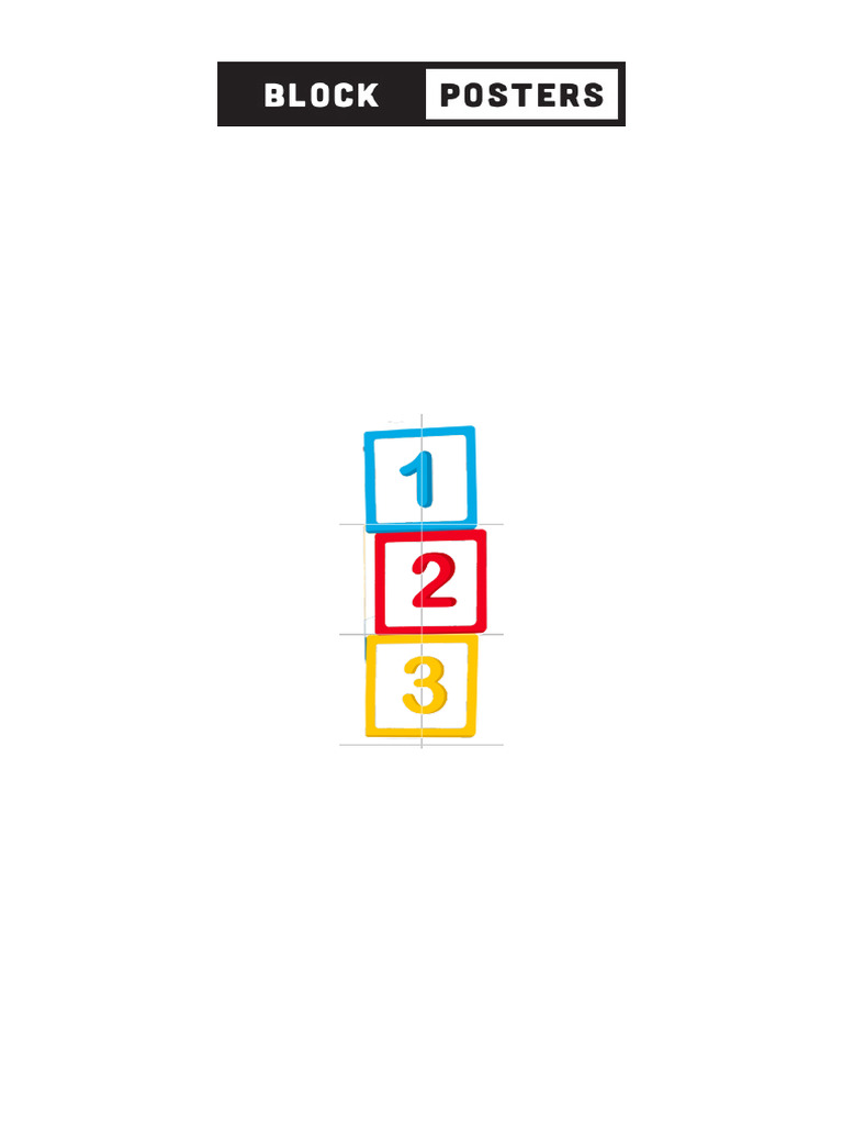 Create A4 Block Poster Guide | PDF