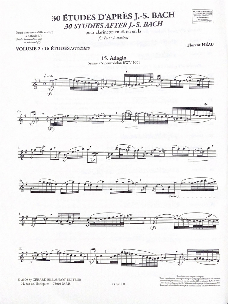 Heau Bach Transcriptions 15-30 | PDF
