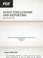 Forming An Opinion and Reporting On Financial Statements: ISA 700 ...