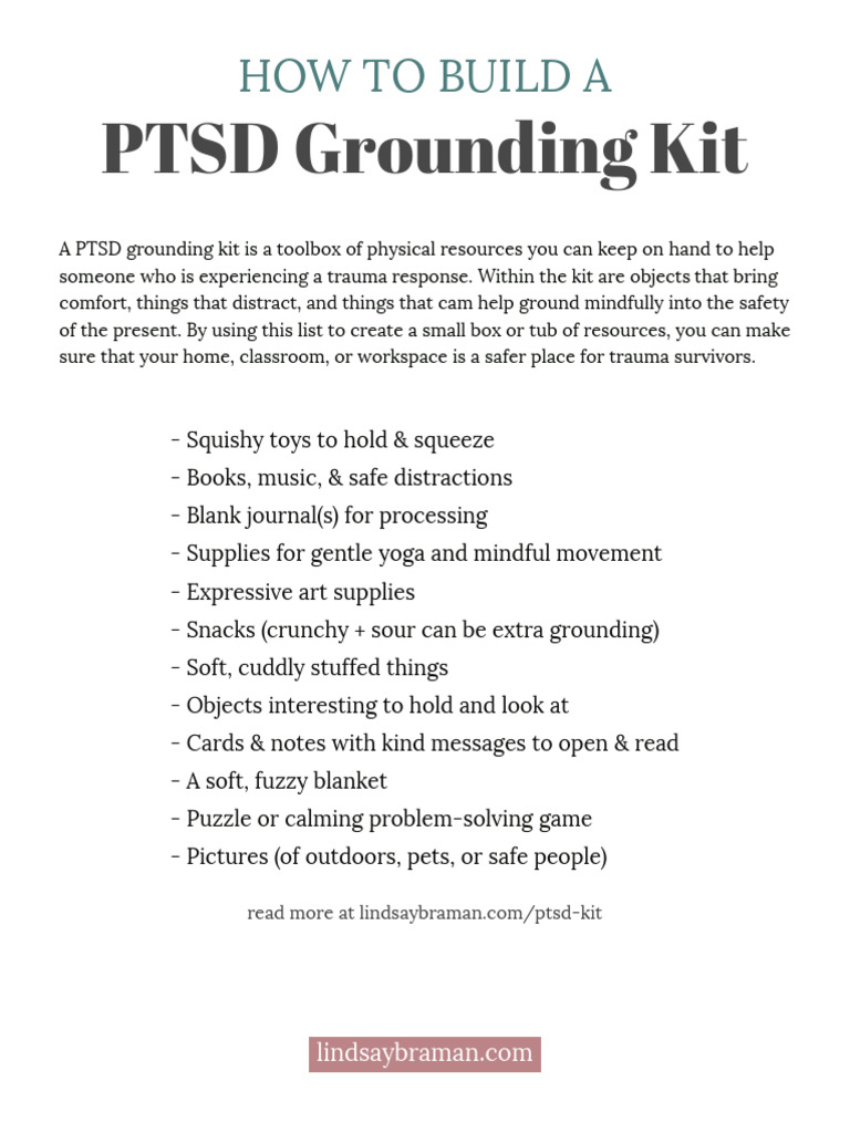 PTSD Grounding Kit Essentials | PDF