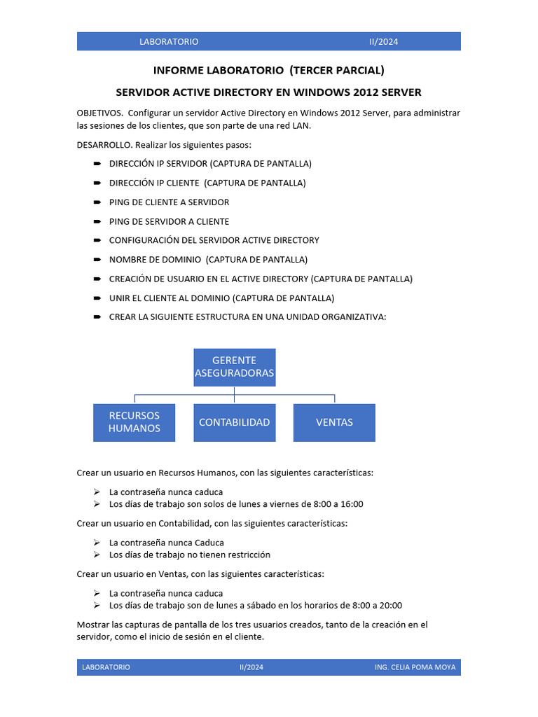 Informe Lab Active Directory Pdf