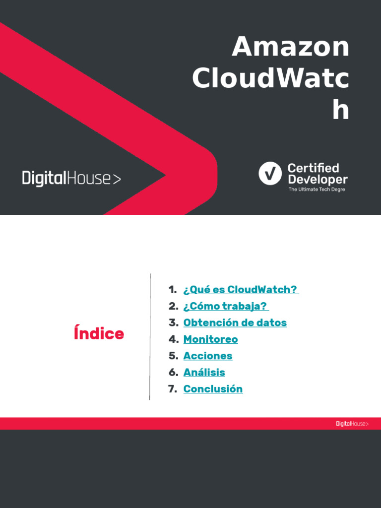 CloudWatch | PDF | Tecnologías de la información | Ciencias de la Computación