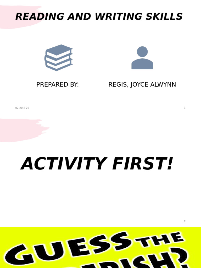 Reading and Writing Skills 2 | PDF | Essays | Causality