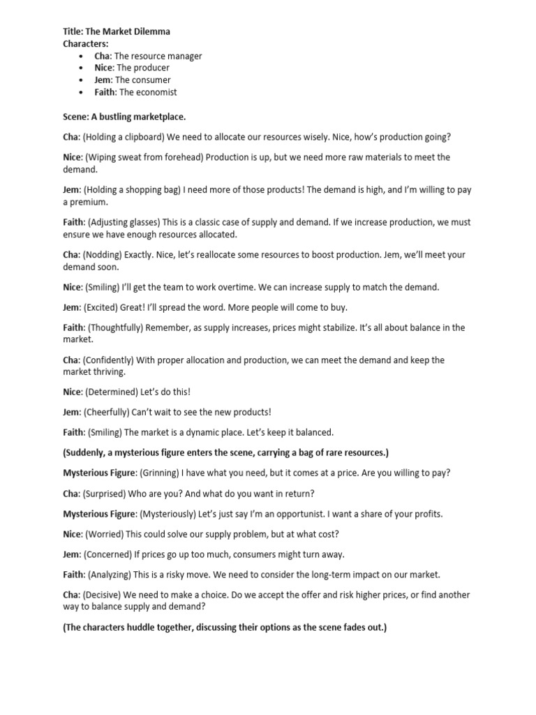 Script for Chamber or Reader's Theater | PDF