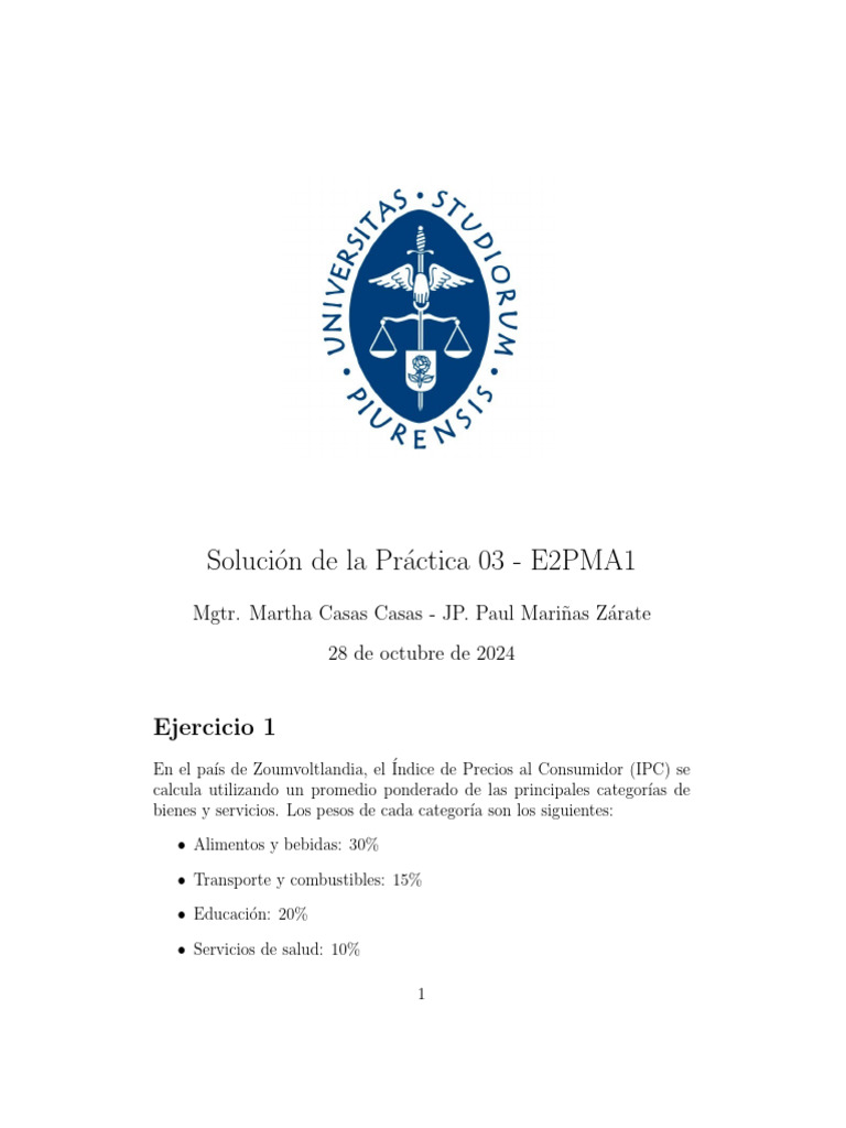 PC3 Pma Sol | PDF | Inflación | Economía política