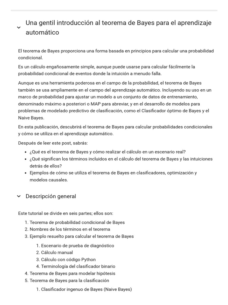 Taller No. 3 - Bayes.ipynb - Colab | PDF | Probabilidad | Matemáticas ... Taller No. 3 - Bayes.ipynb - Colab | PDF | Probabilidad | Matemáticas ...