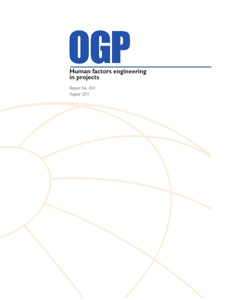 OGP-Human Factors Engineering For Projects | Download Free PDF ...