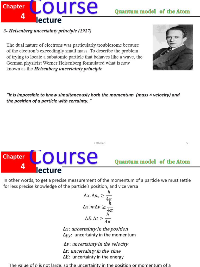 capter4 part2 | PDF | Atomic Orbital | Quantum Mechanics
