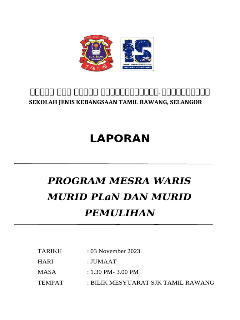 Mesra Waris 2023 Laporan | PDF