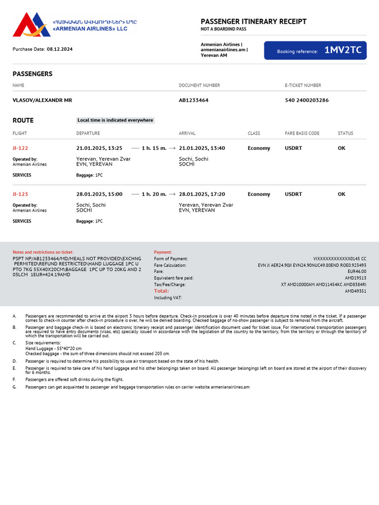 Tickets | PDF | Baggage