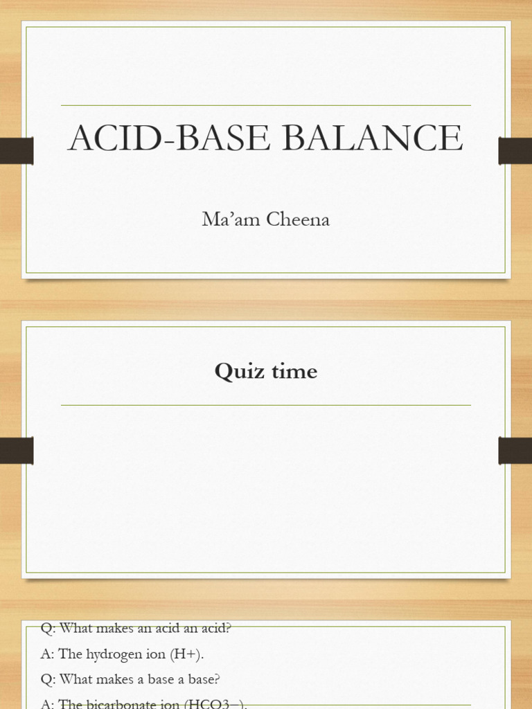 acid-base imbalance week 7 | PDF | Intensive Care Medicine | Medical ...