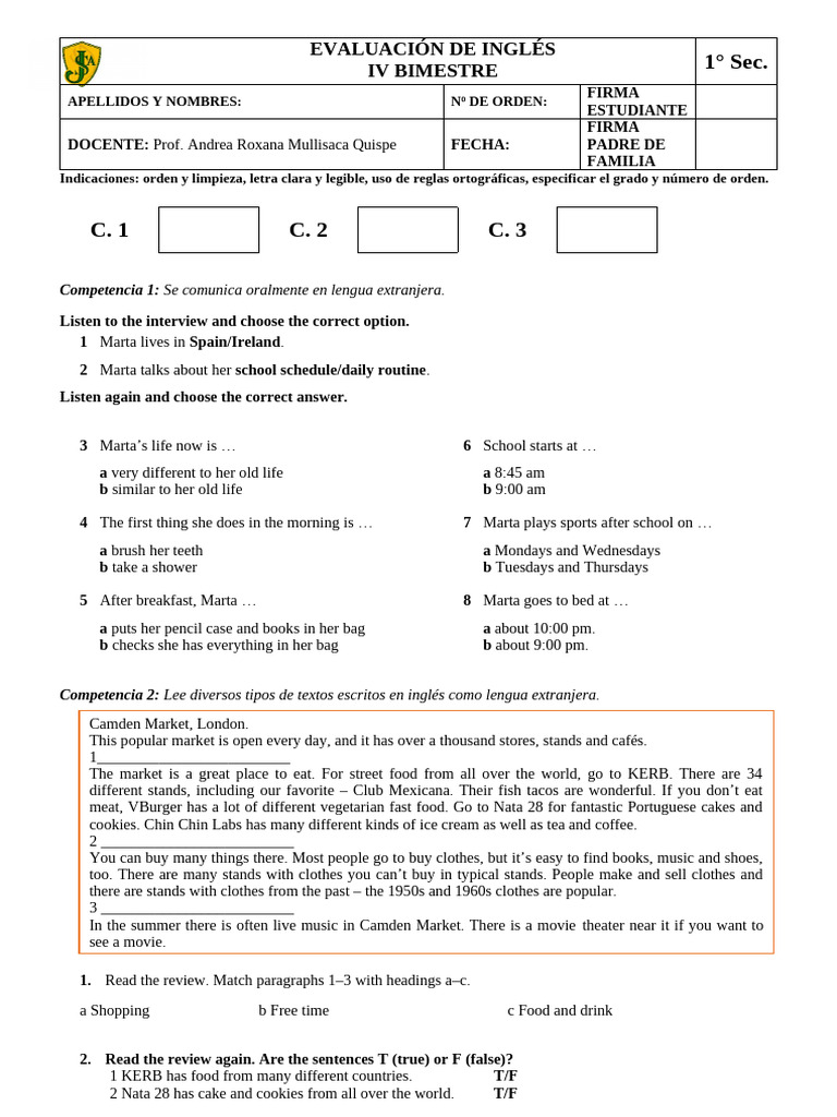 Notas para Preu | PDF