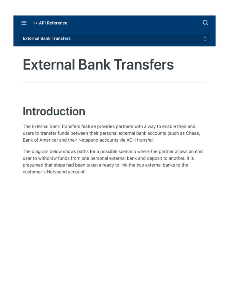 External Bank Transfers | PDF | Banks | Wire Transfer