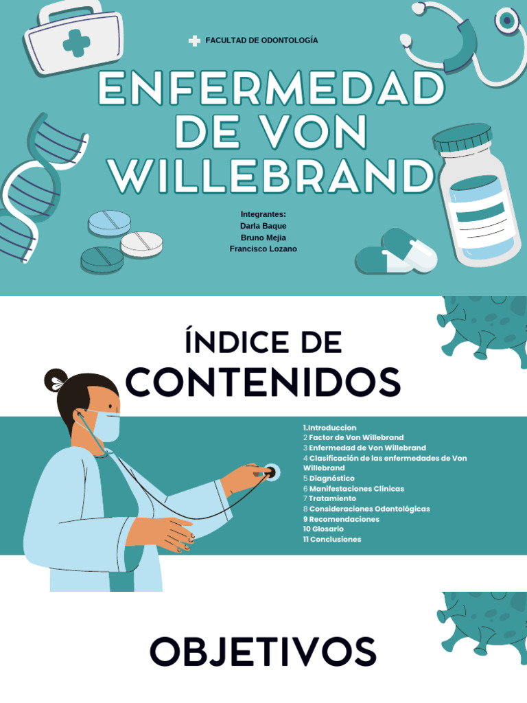 Grupo #4 Enfermedad Von Willebrand | PDF | Coagulación | Plaqueta