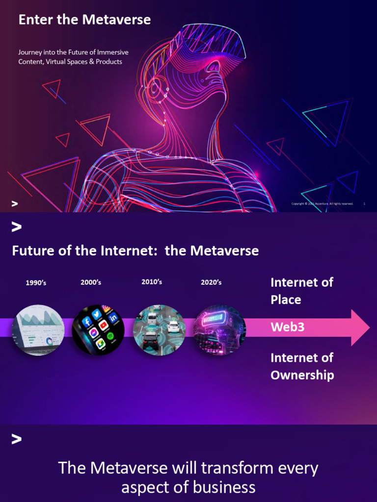 Accenture Enter The Metaverse | PDF | Internet | Cryptocurrency