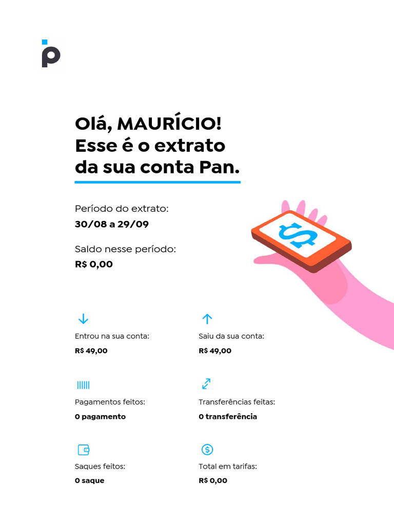 Extrato - Banco Pan | PDF