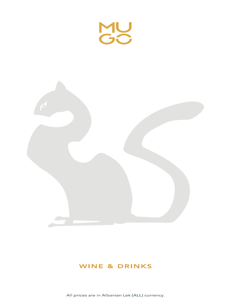 Mugo Drinks Menu | PDF
