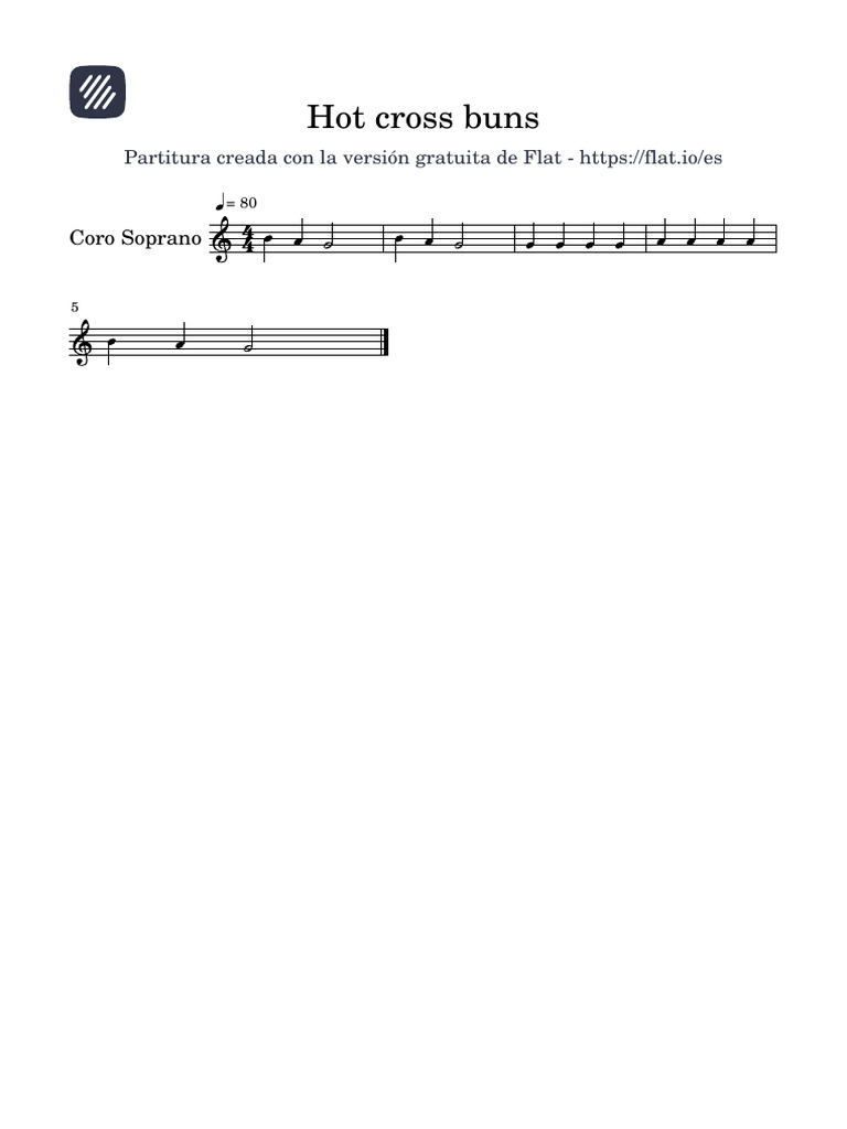 Hot Cross Buns | PDF