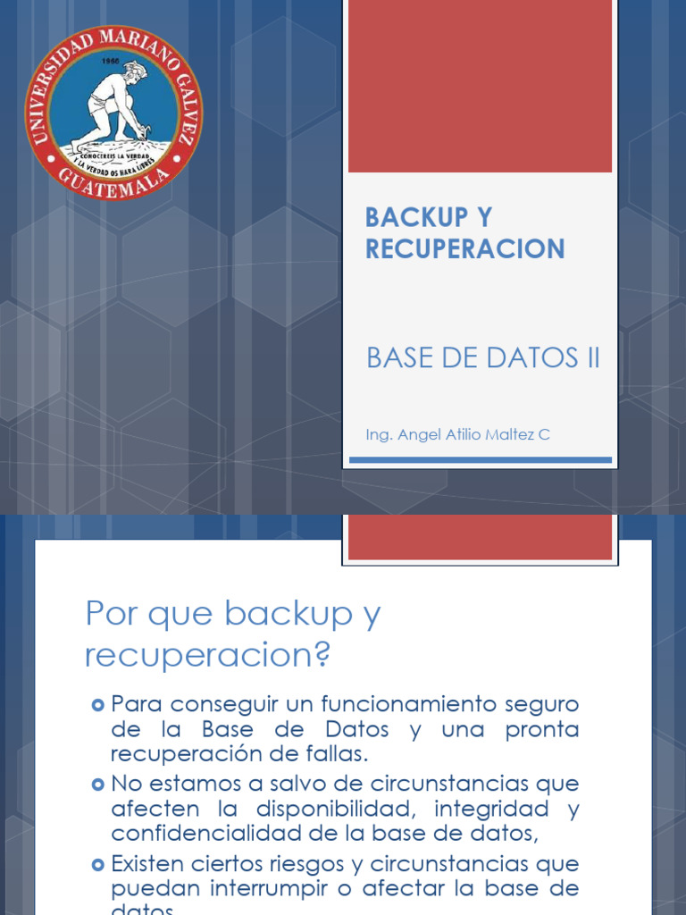 Clasificación de Fallos y Tipos de Backup | PDF | Apoyo | Archivo de computadora