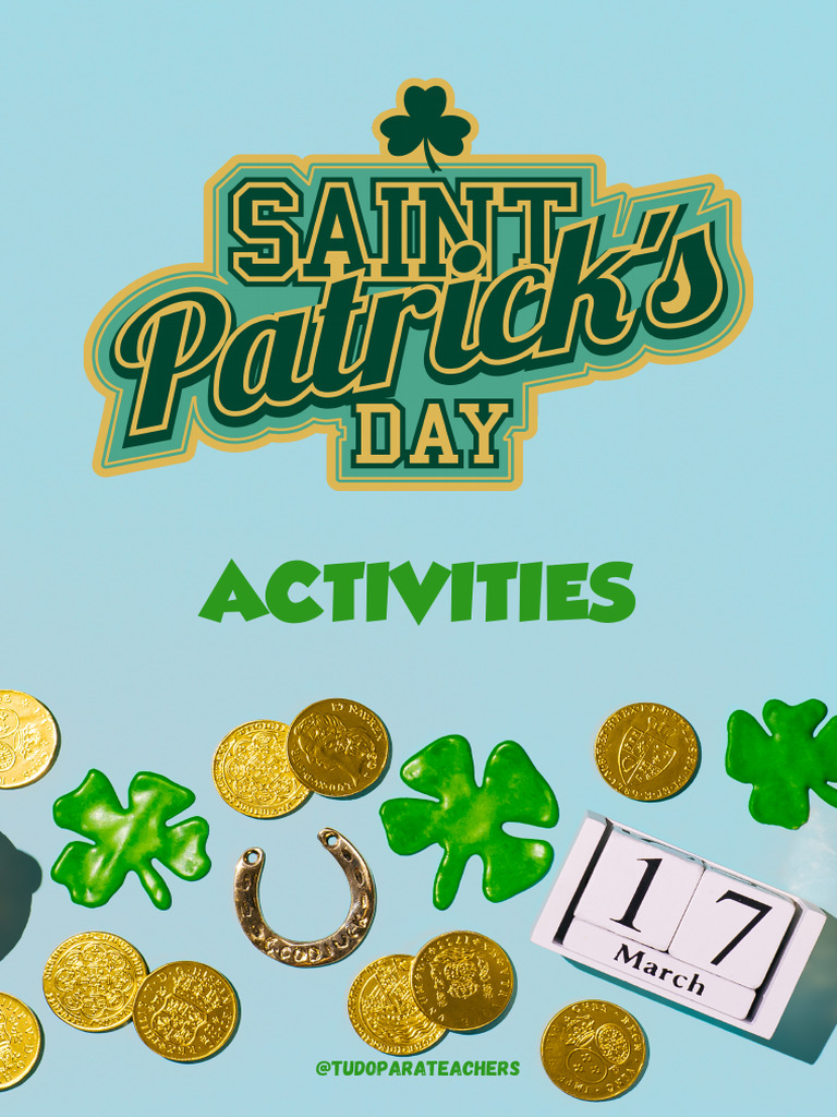 Activities - Saint Patrick's Day | PDF | Saint Patrick | Leprechaun