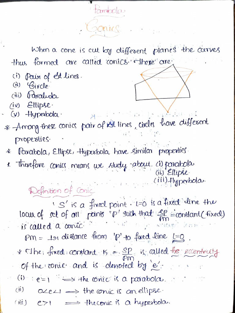 Conics | PDF