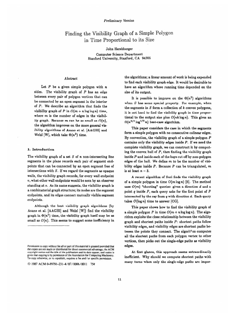 visibility-simple-polygon-1987 | PDF | Vertex (Geometry) | Vertex ...