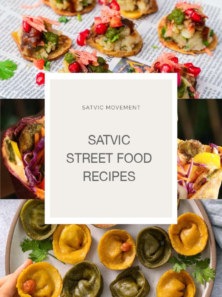 Satvic Street Food Recipes | PDF | Chutney | Potato
