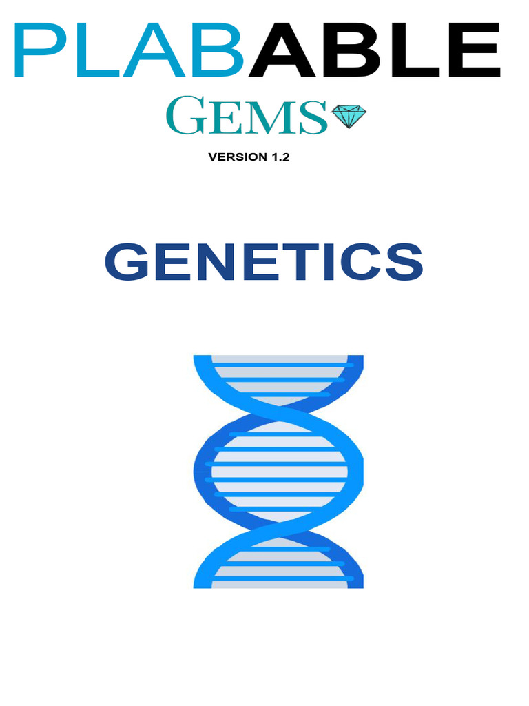 Medicalstudyzone.com Plabable Gems 17. Genetics | PDF | Genetic ...