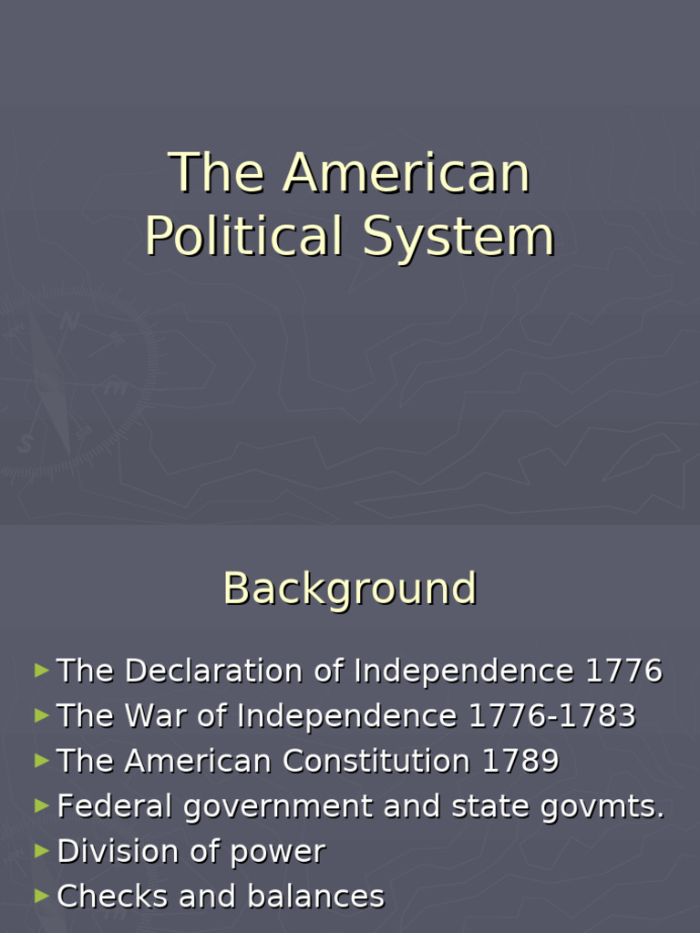 Overview of the American Political System | PDF | Federal Government Of ...