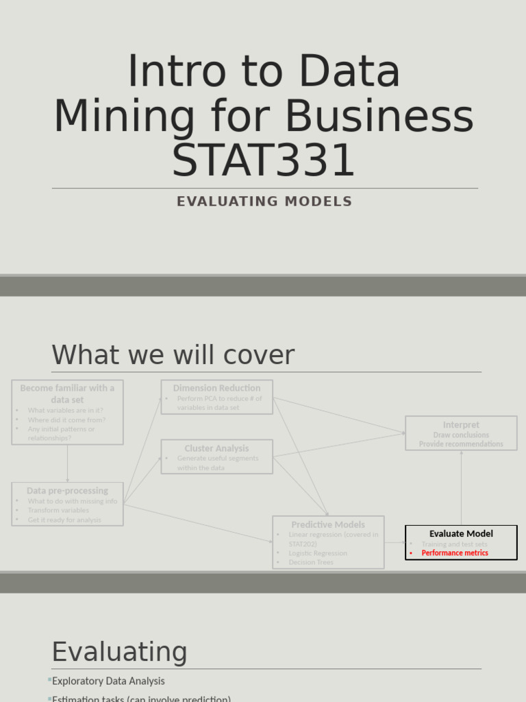 Evaluating Models - Categorical Target | PDF | Sensitivity And Specificity | Statistical ...
