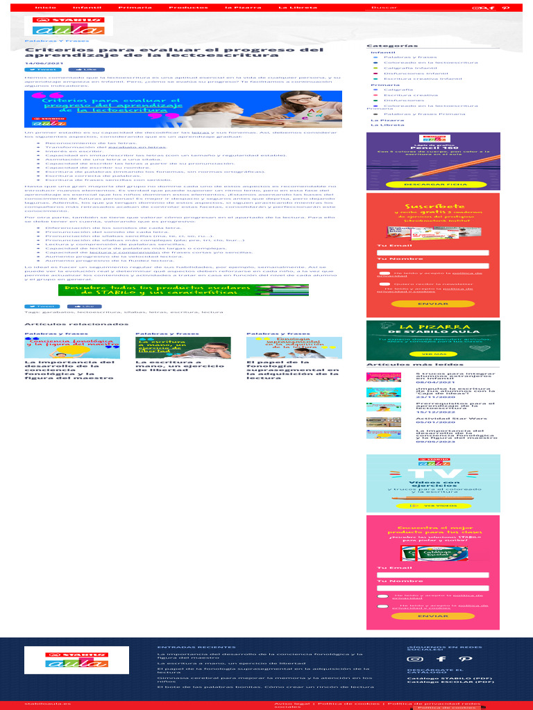 Criterios Para Evaluar El Progreso Del Aprendizaj… | PDF | Cognición ...