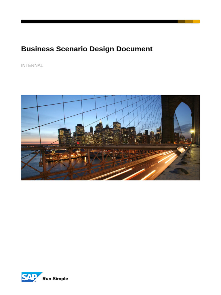 Business Scenario Design | PDF | Performance Indicator | Business Process