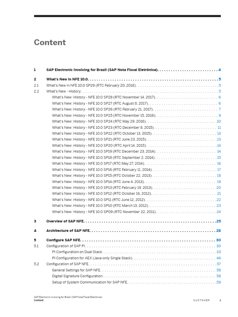 Pi_grc_ecc - Sap Electronic Invoicing for Brazil Sap Nota Fiscal Eletrônica | PDF | Invoice ...