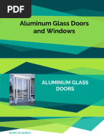Aluminium Windows Specifications Guide | PDF | Window | Screw